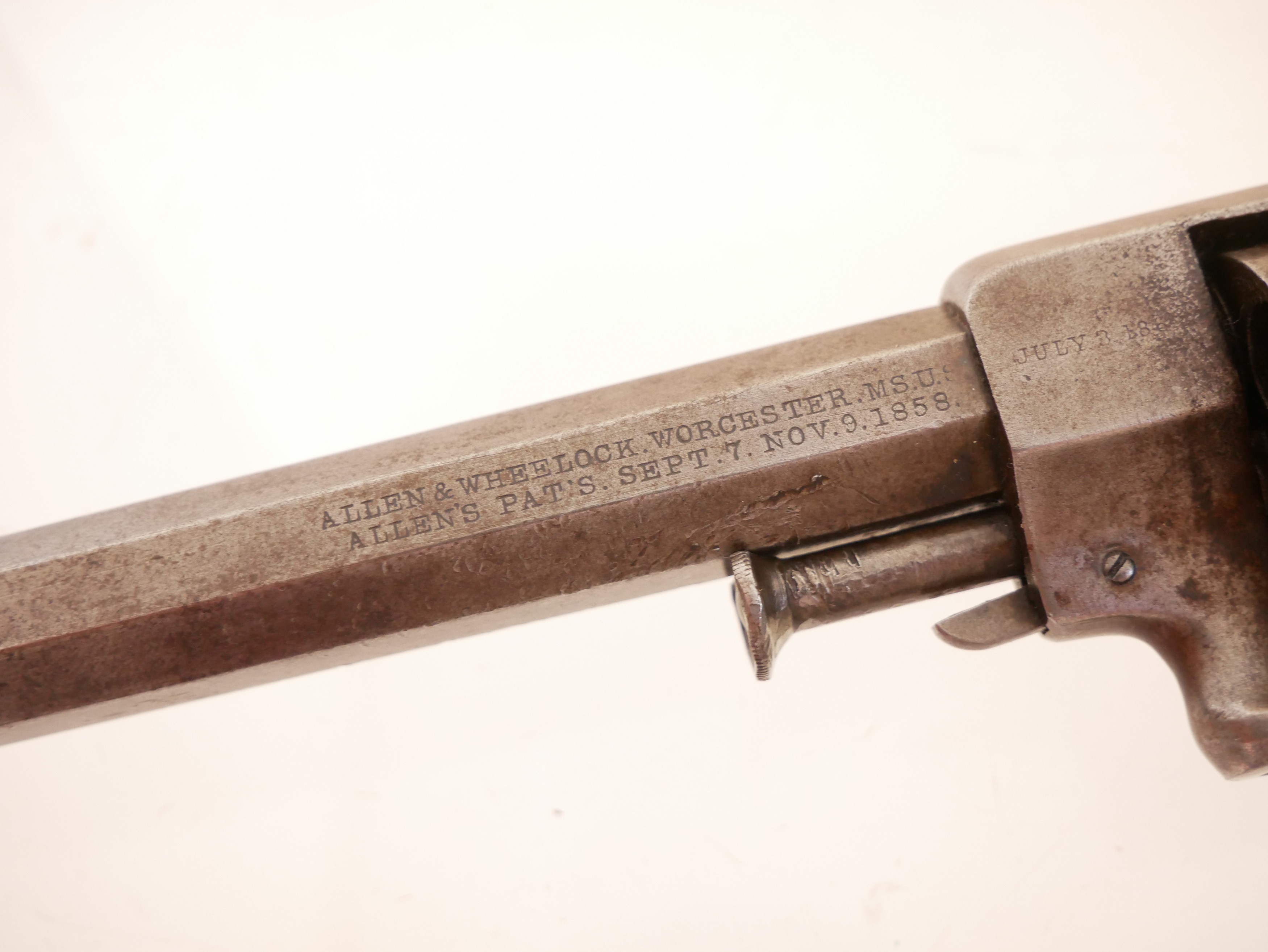 Lot 26 - Allen and Wheelock .32 rimfire revolver