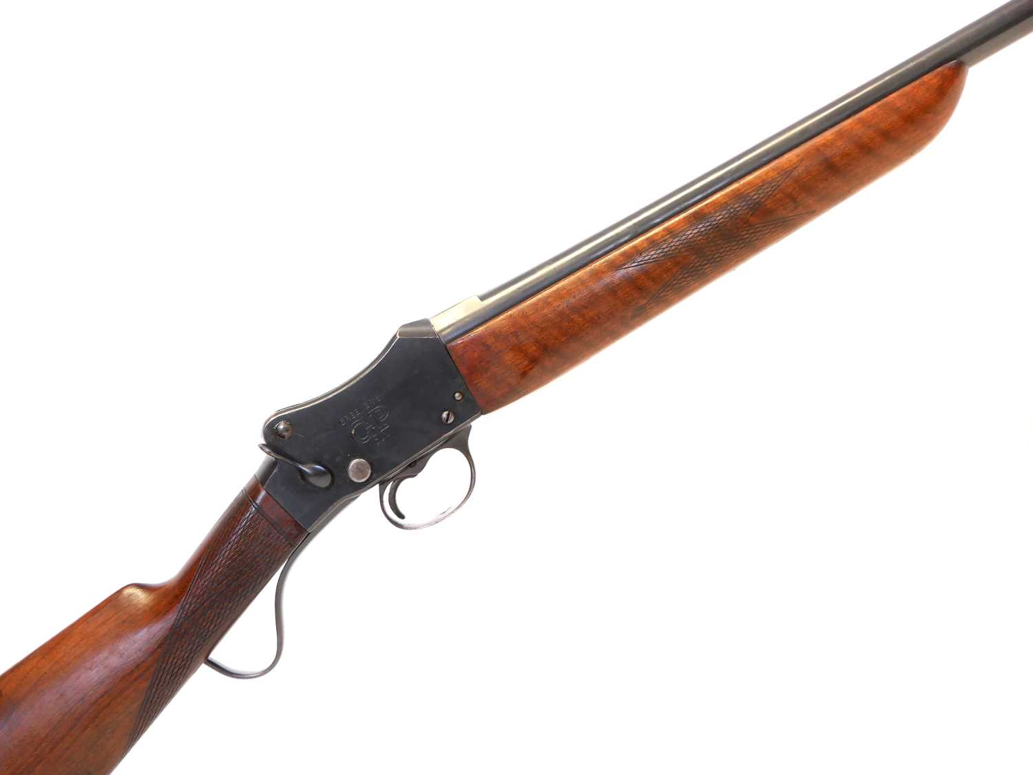 Lot 416 - Greener 12 bore Martini action shotgun