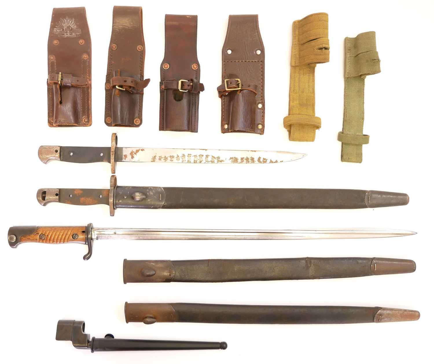 Lot 210 - Collection of Bayonets for restoration,