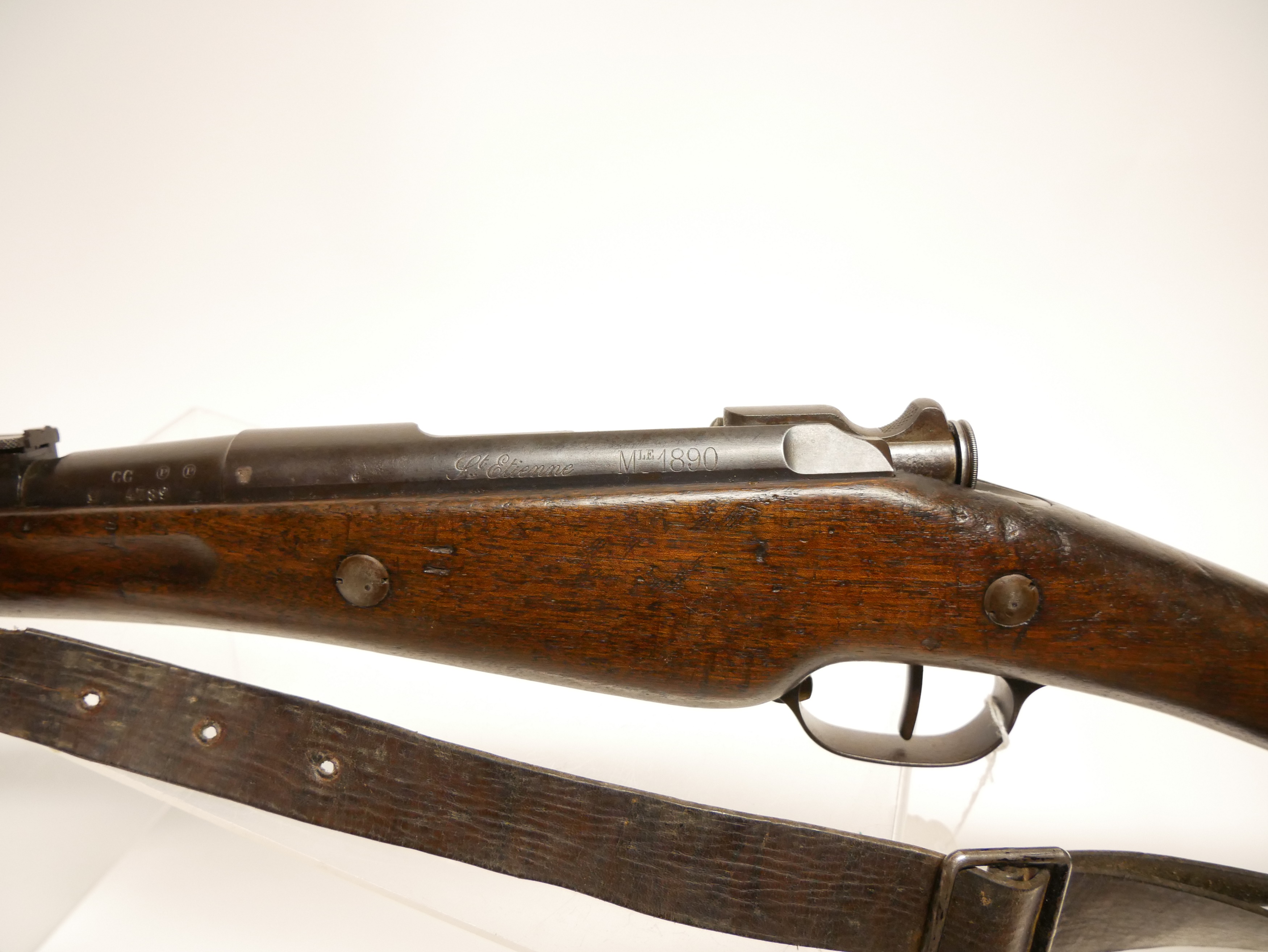 Lot 338 - French Berthier Mle. 1890 model 8mm carbine,