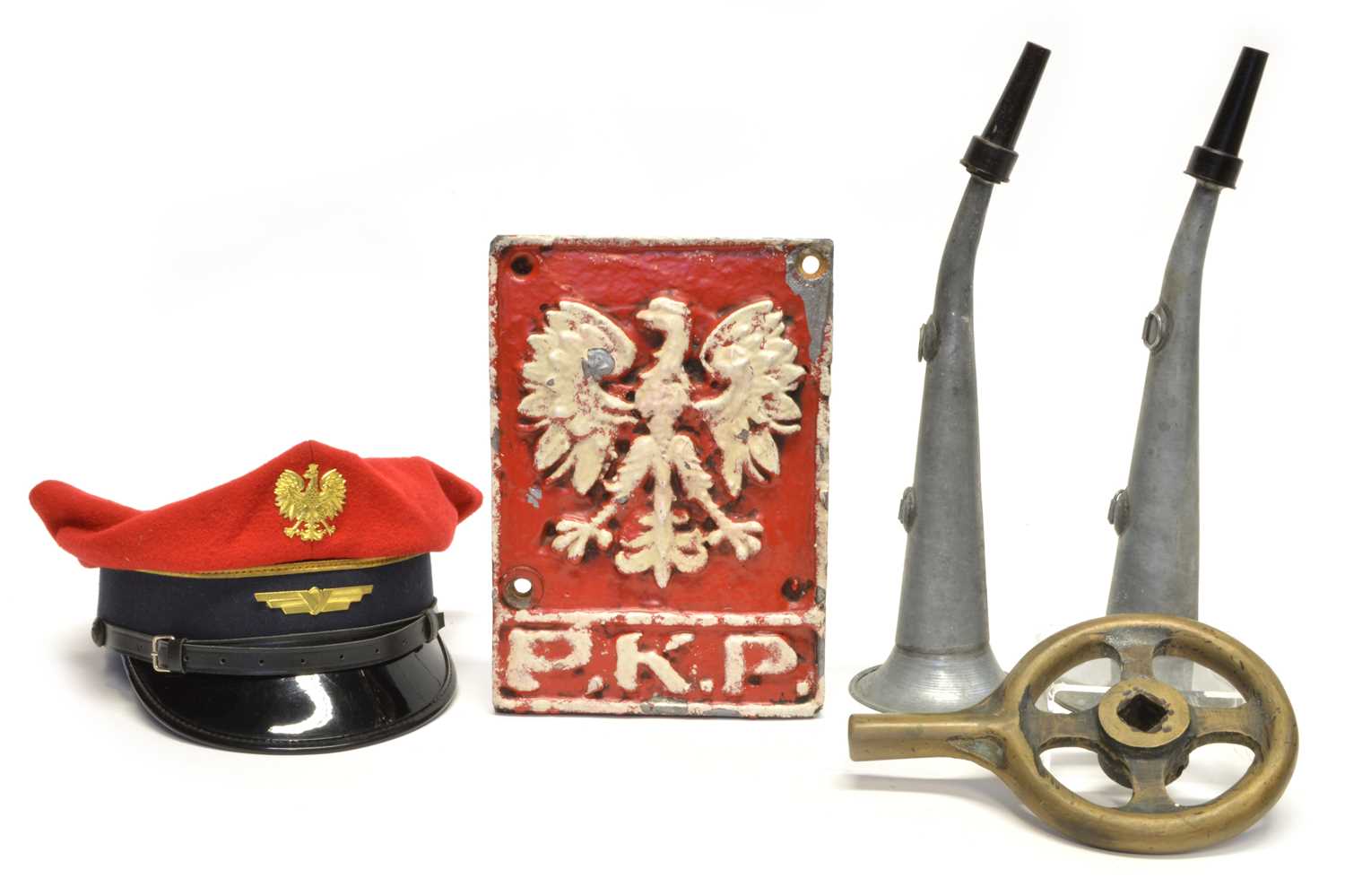 Lot 199 - Polish Railways P.K.P. cast iron locomotive