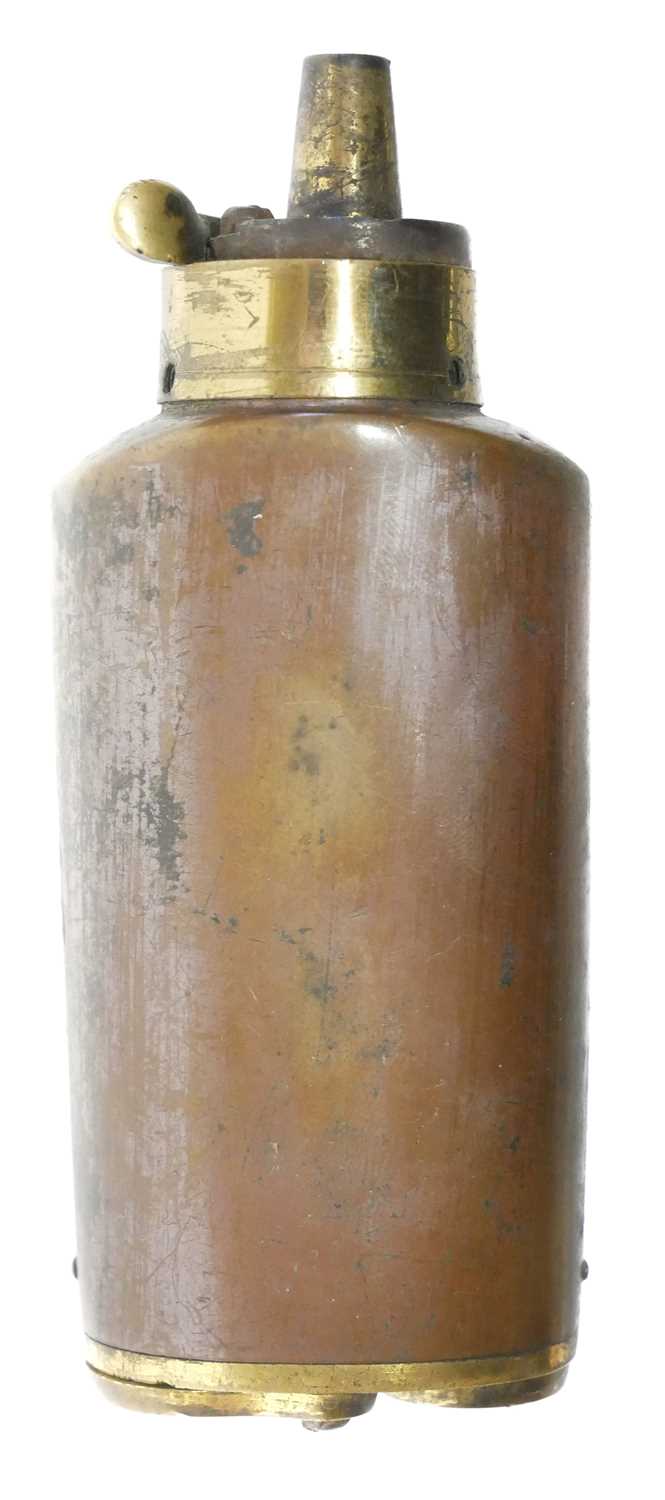 Lot 317 - Combination powder flask, for pistol and