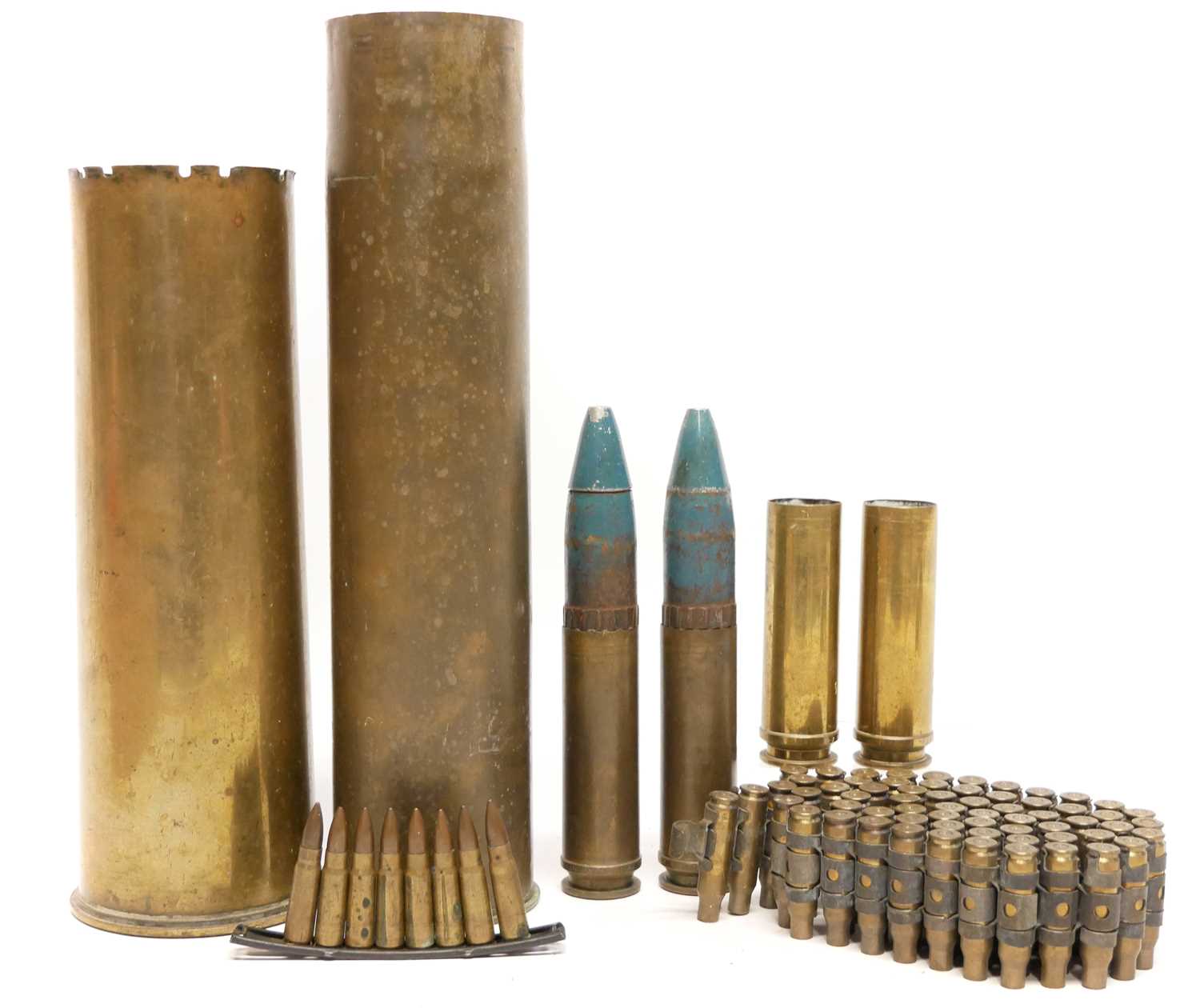 Lot 136 - Collection of shells and inert ammunition,