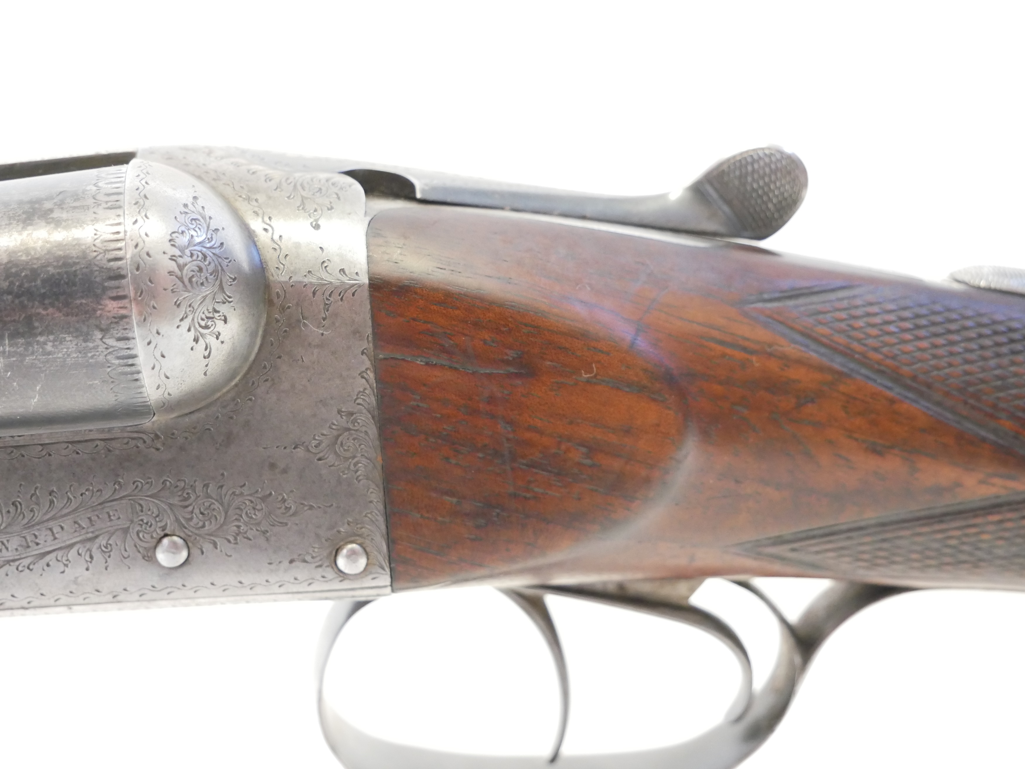 Lot 300 - W.R. Pape 16 bore side by side shotgun,