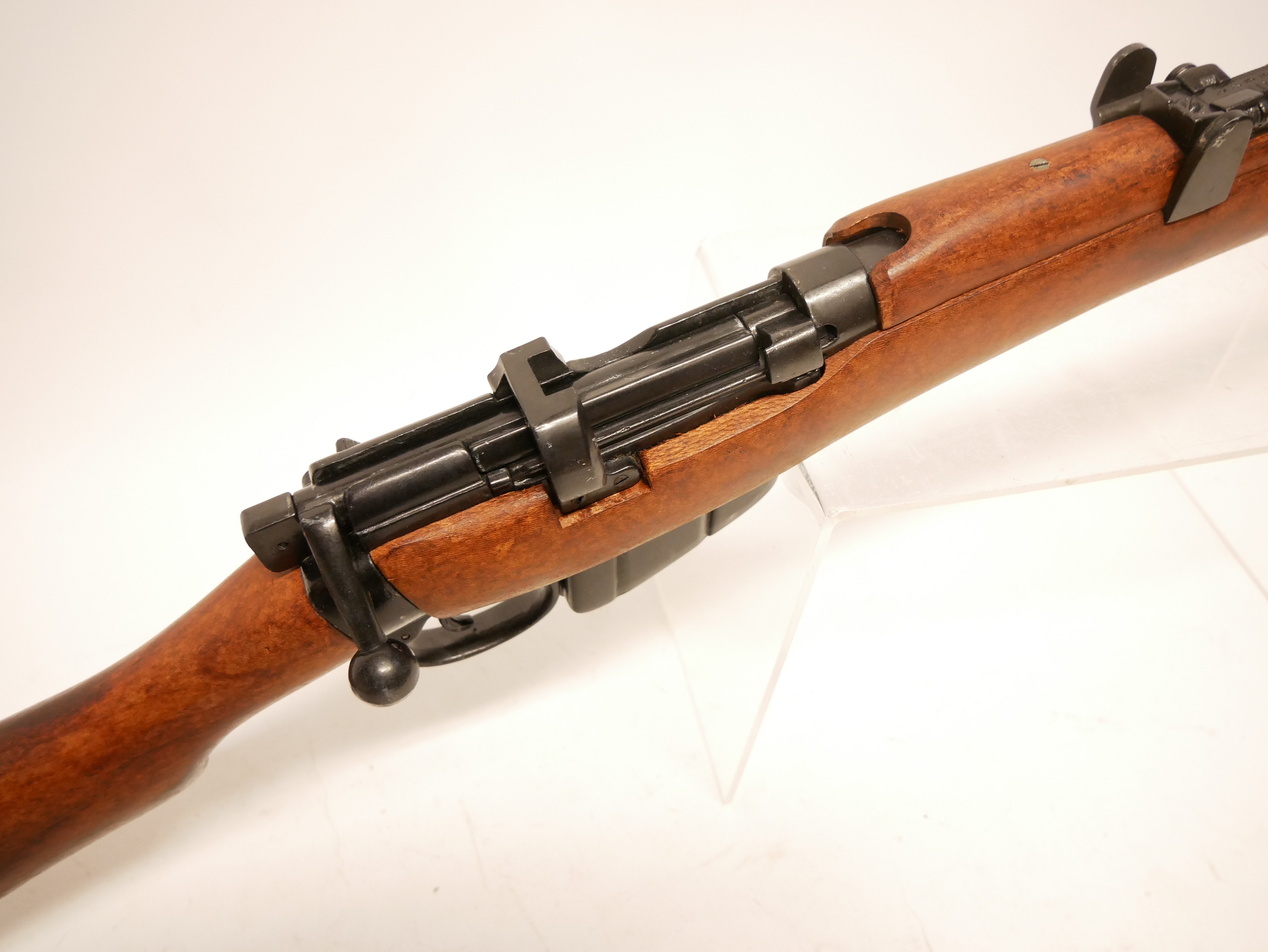 Lot 55 - Denix replica of a SMLE Lee Enfield rifle.