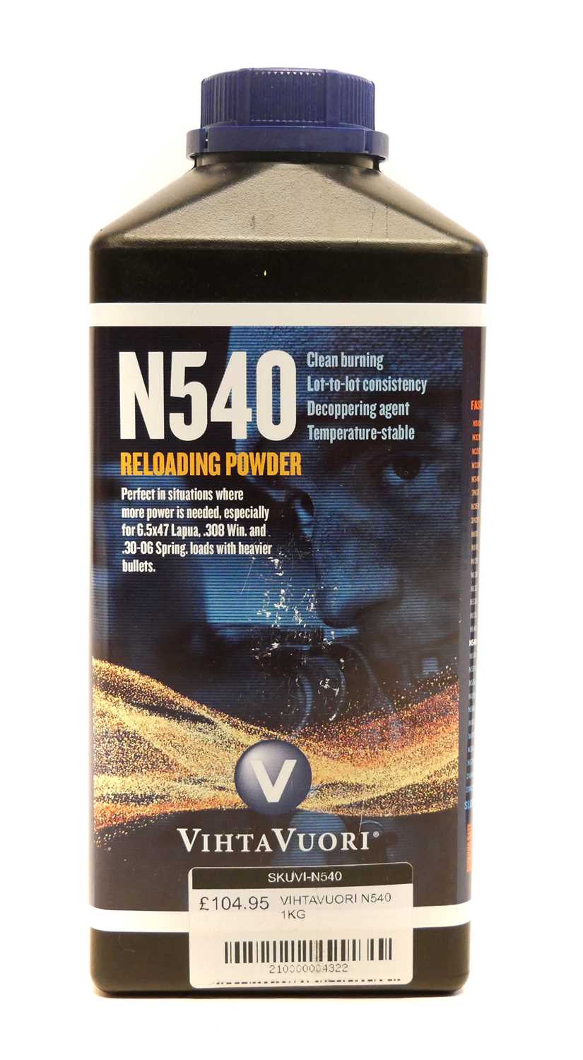 Lot 392 - Vihtavuori N540 sealed 1kg powder. UK