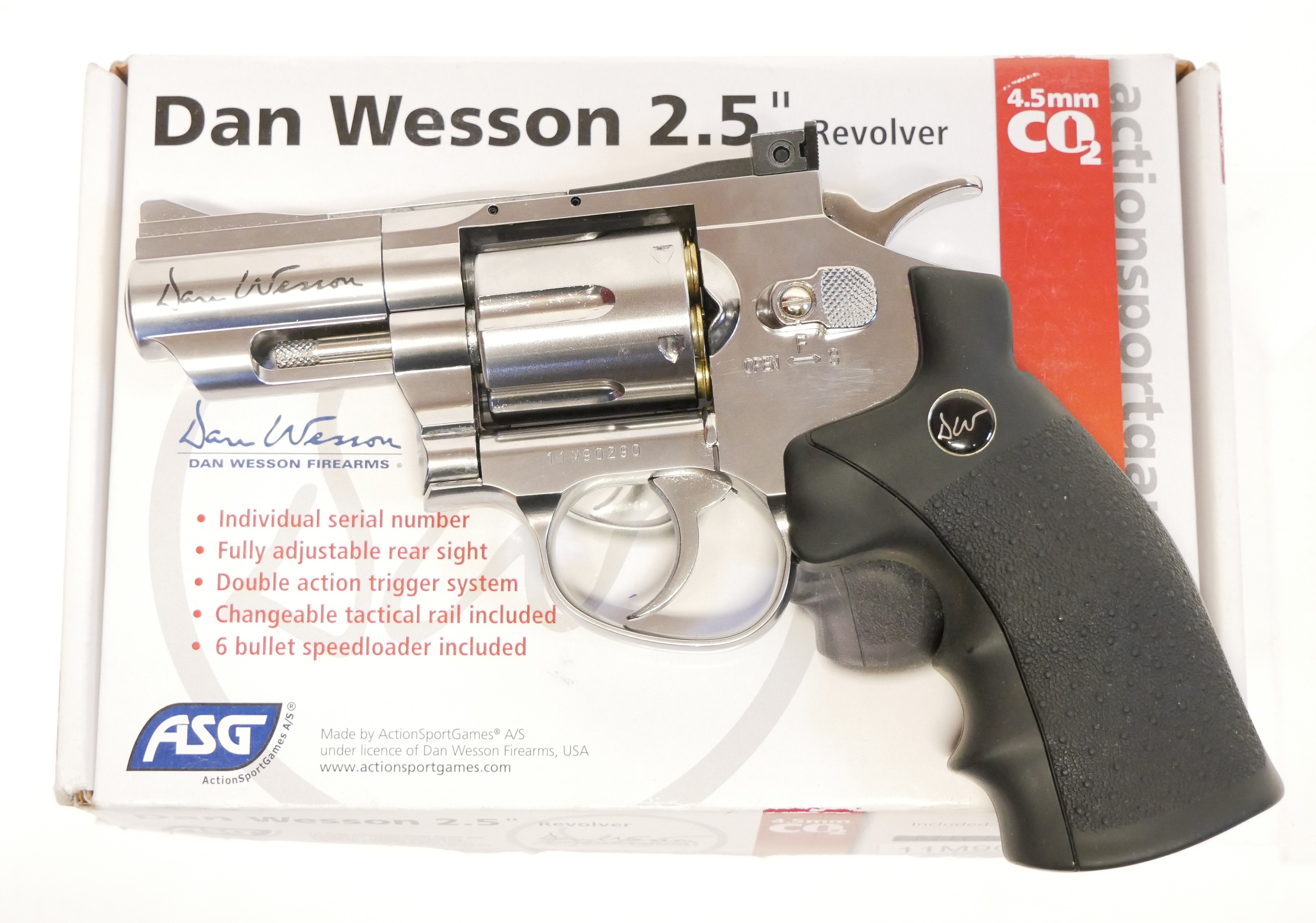 Lot 140 - Dan Wesson ASG .177 CO2 Air Pistol revolver,