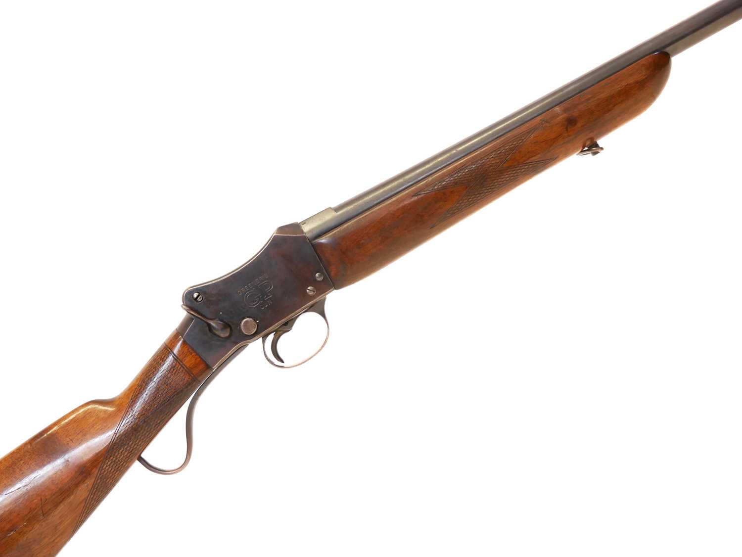 Lot 439 - Greener GP 12 bore Martini action shotgun,