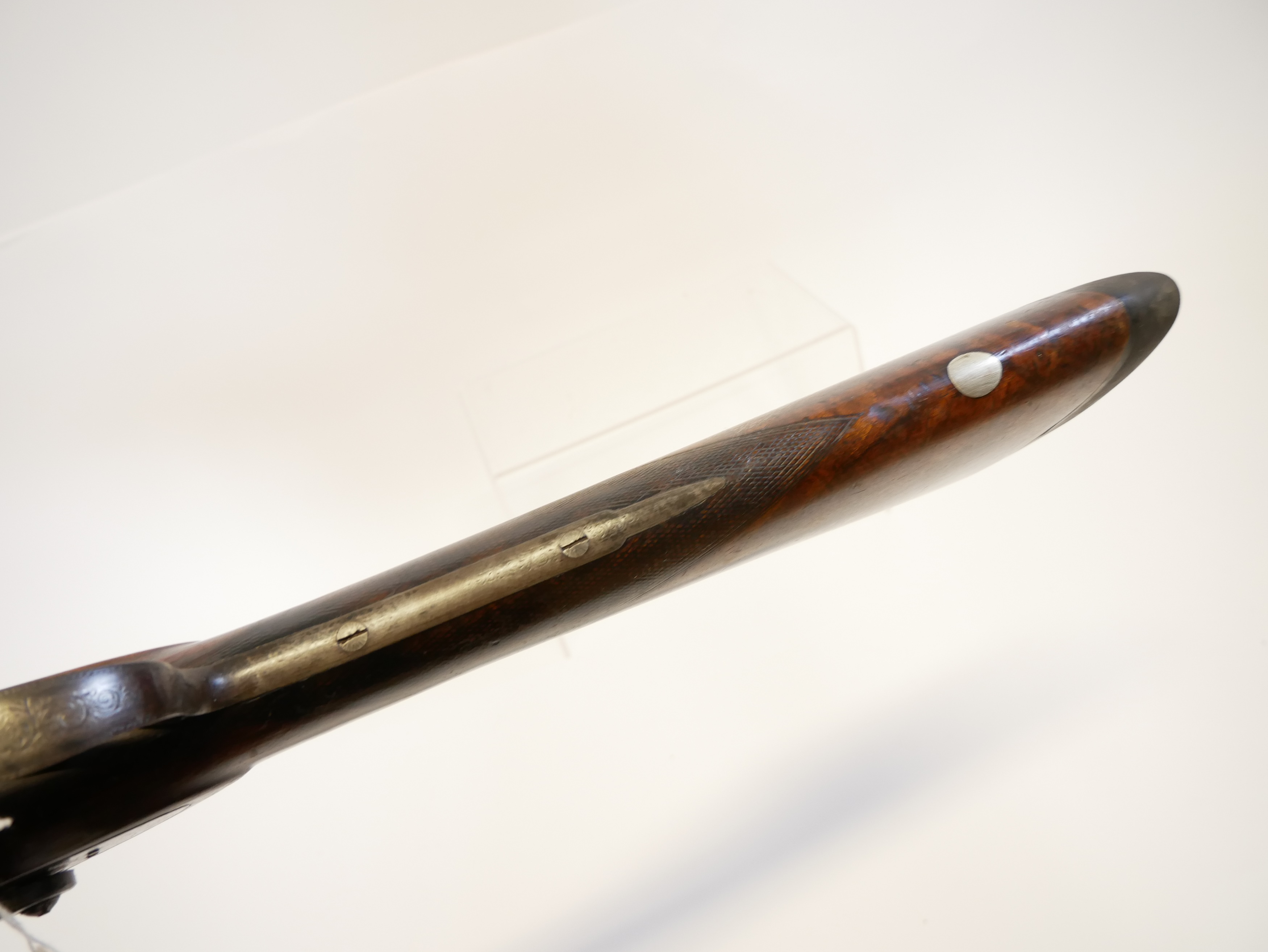 Lot 65 - Percussion 8-bore fowling gun by H.C. Burt,