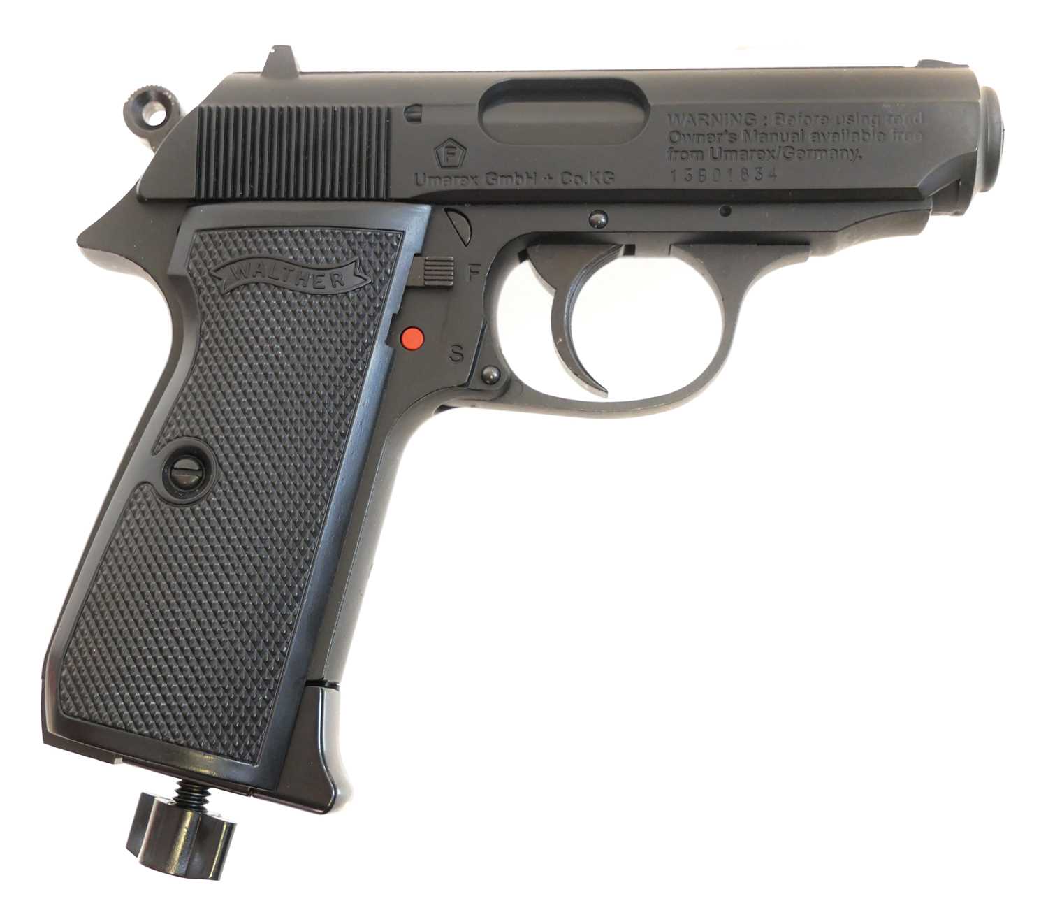 Lot 130 - Walther PPK/S Umarex .177 BB CO2 air pistol,