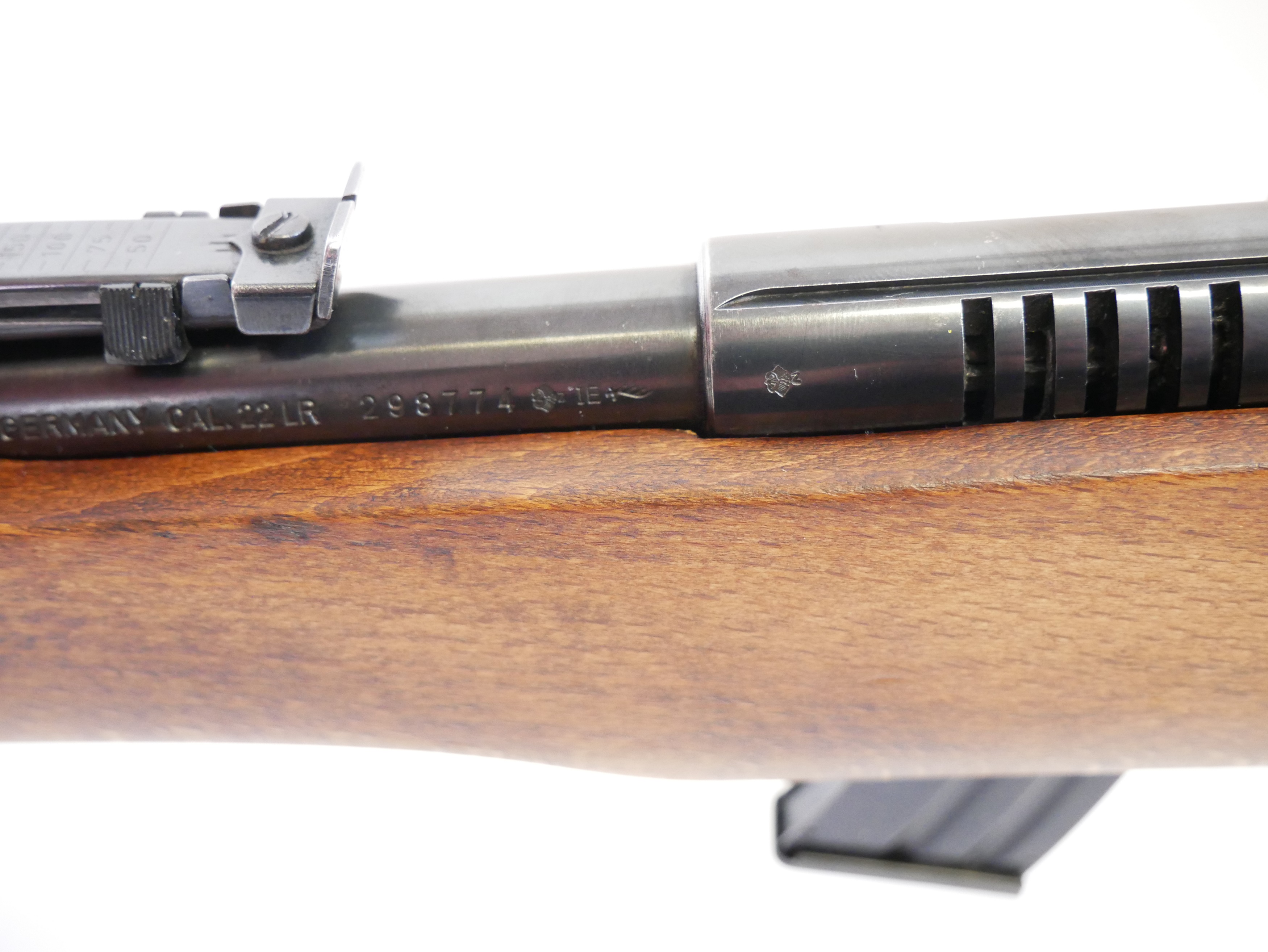 Lot 375 - Krico .22lr semi auto rifle with Mauser K98