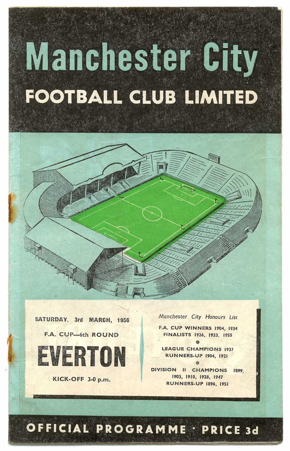 Lot 256 - Manchester City thirty eight Home programmes