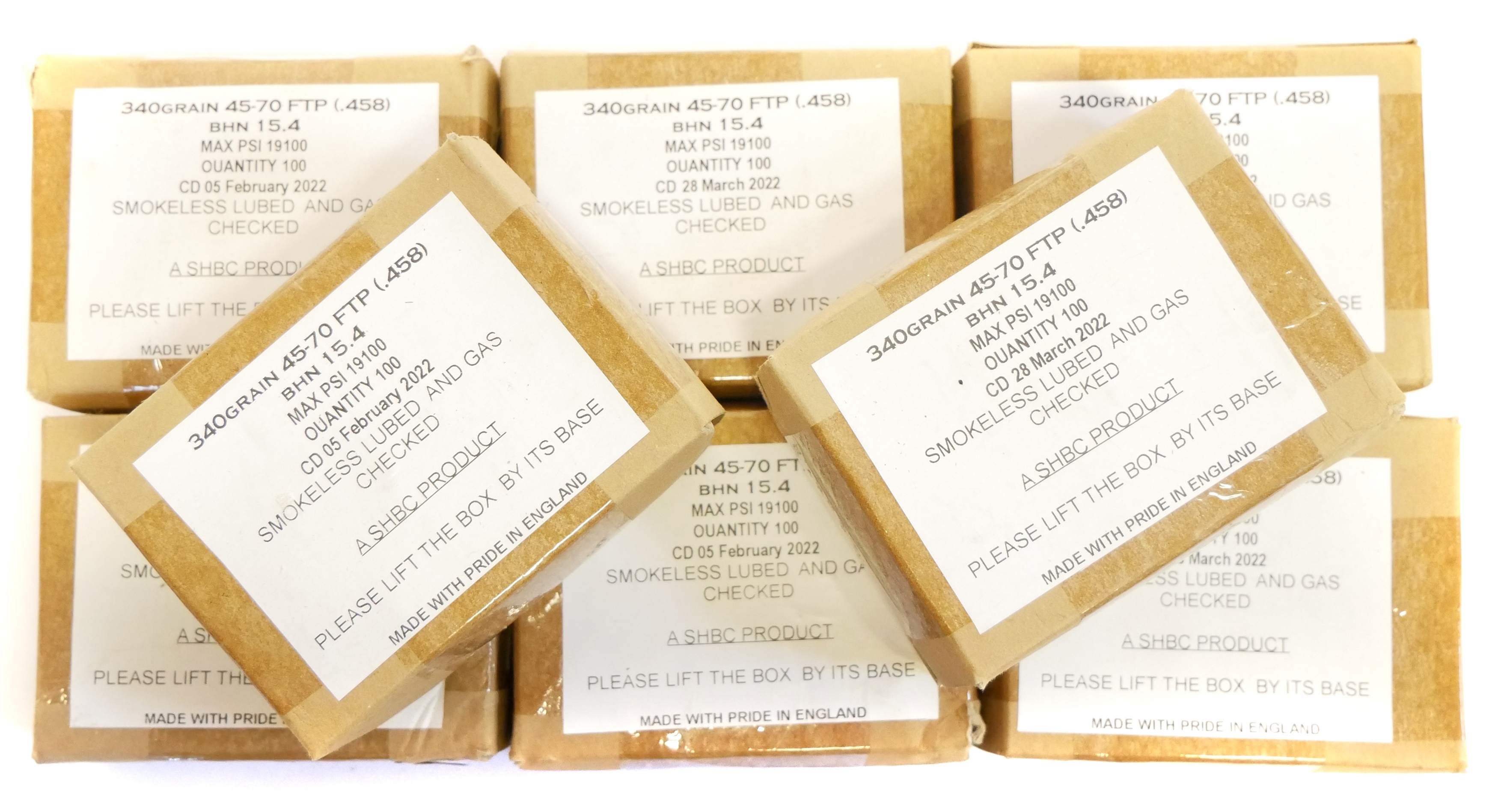 Lot 538 - .45-70 bullets, 800 in total, 240 grain,