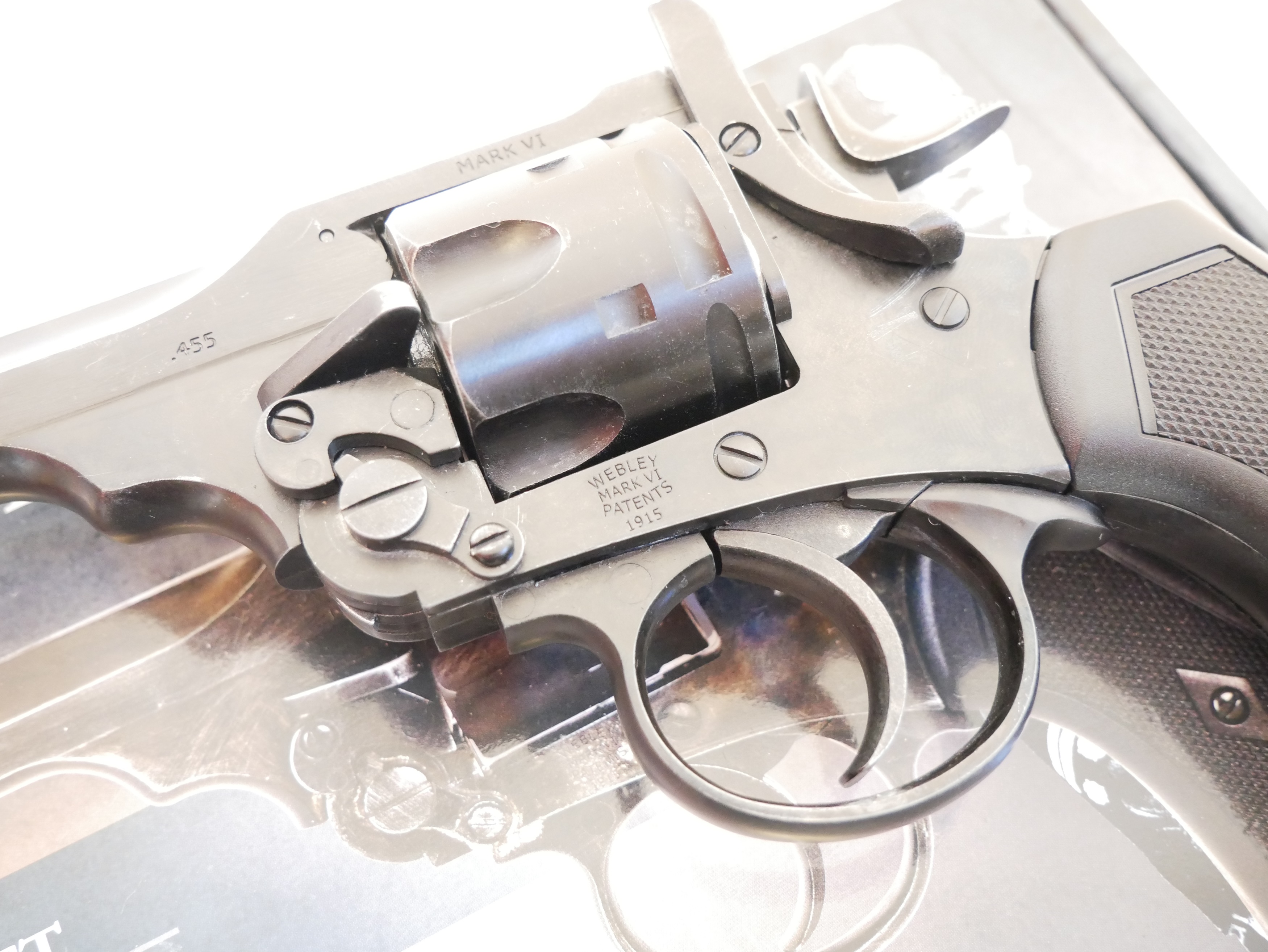 Lot 124 - Webley .22 CO2 revolver air pistol, Police