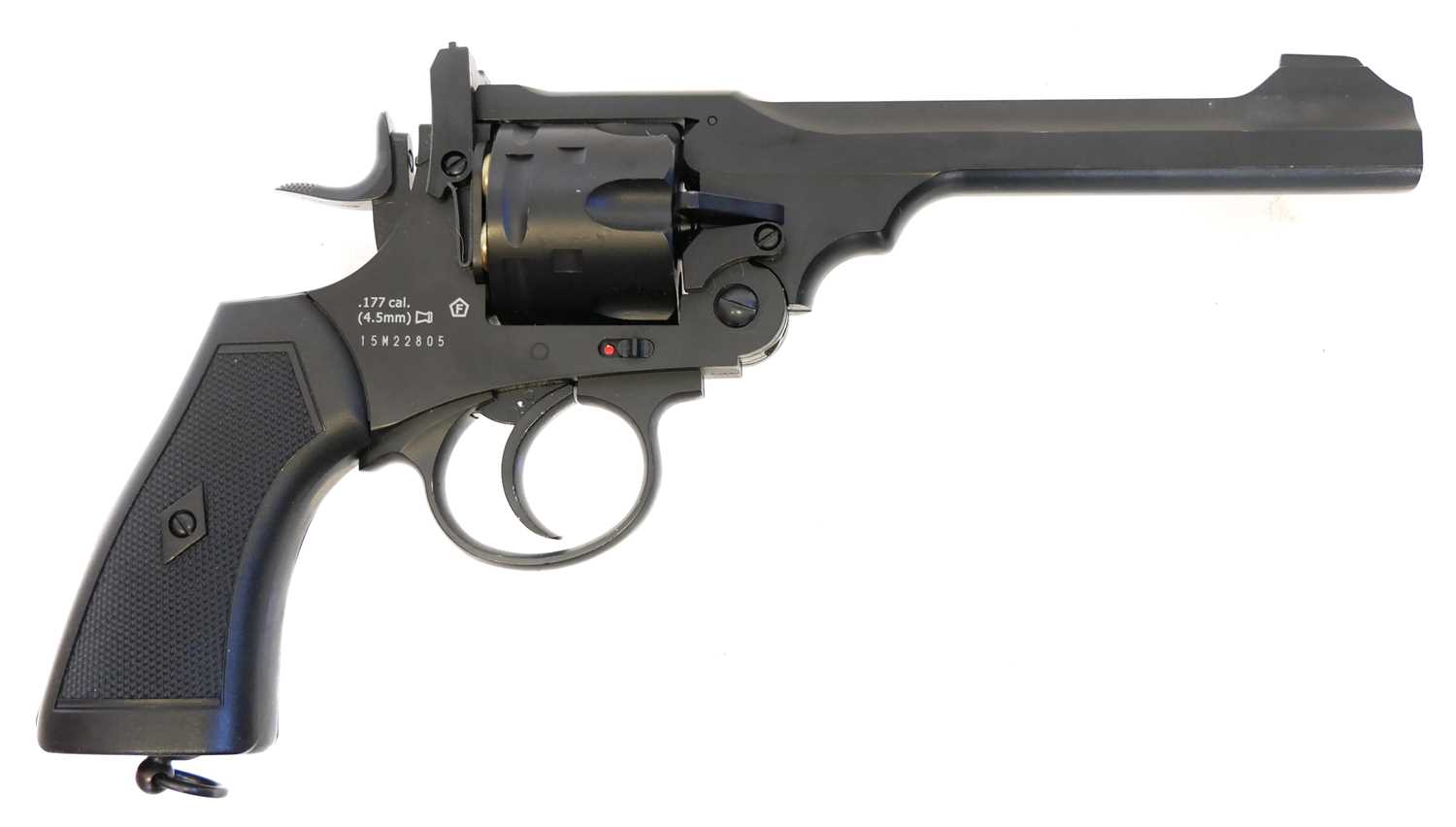 Lot 125 - Webley .177 CO2 revolver air pistol, MkVI
