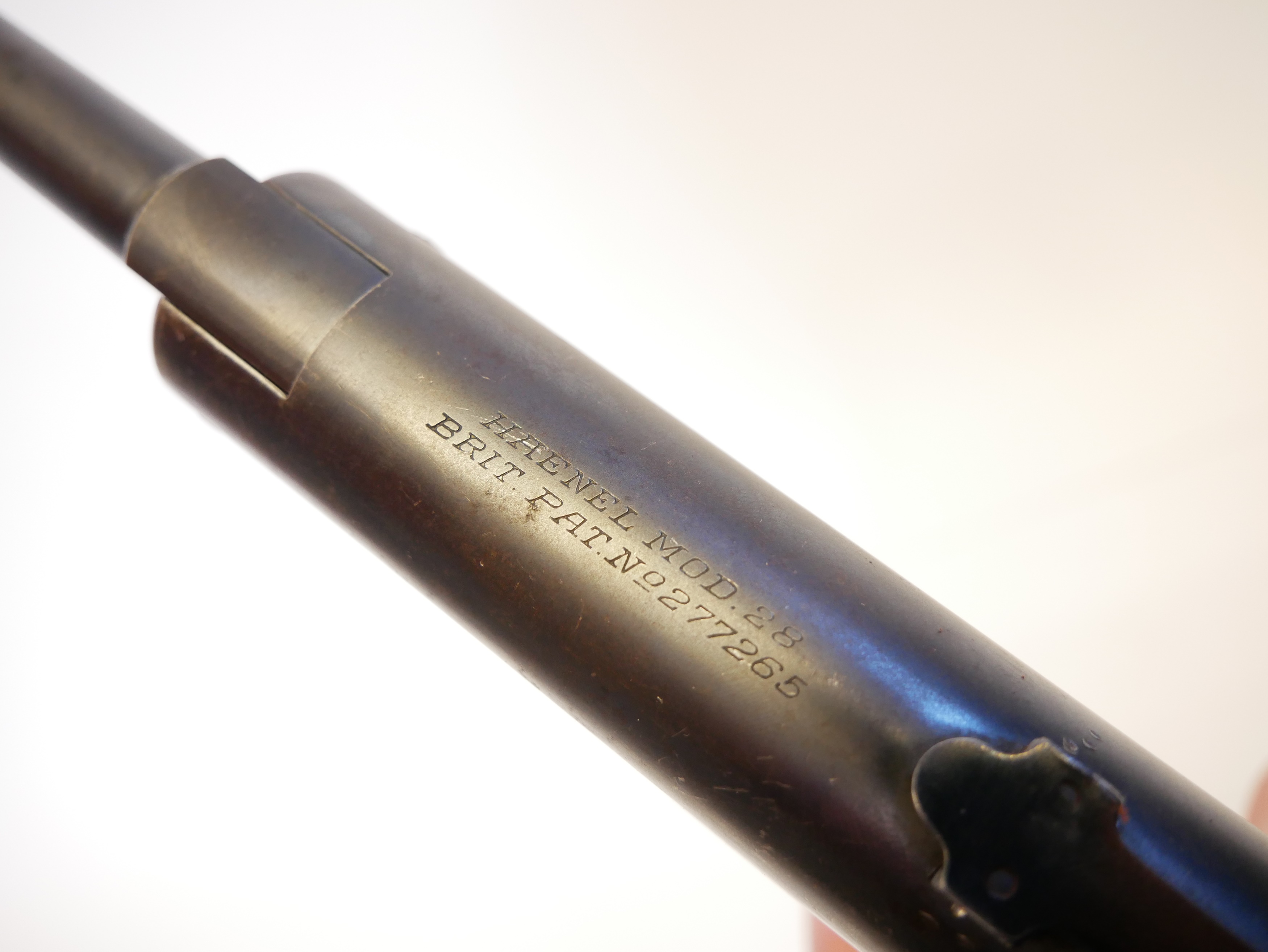 Lot 115 - Haenel Model 28 .177 air pistol, serial