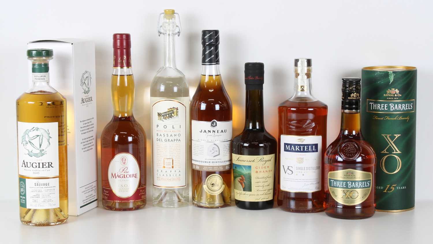 Lot 93 - 7 bottles including 50cl. and 35cl. Mixed Lot