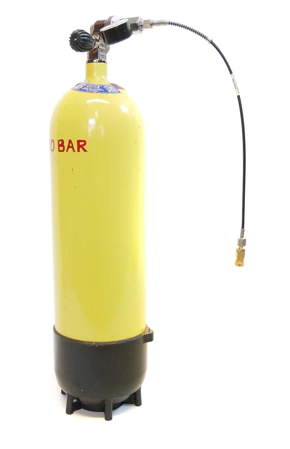 Lot 501 - PCP air rifle air bottle, December 2020 test