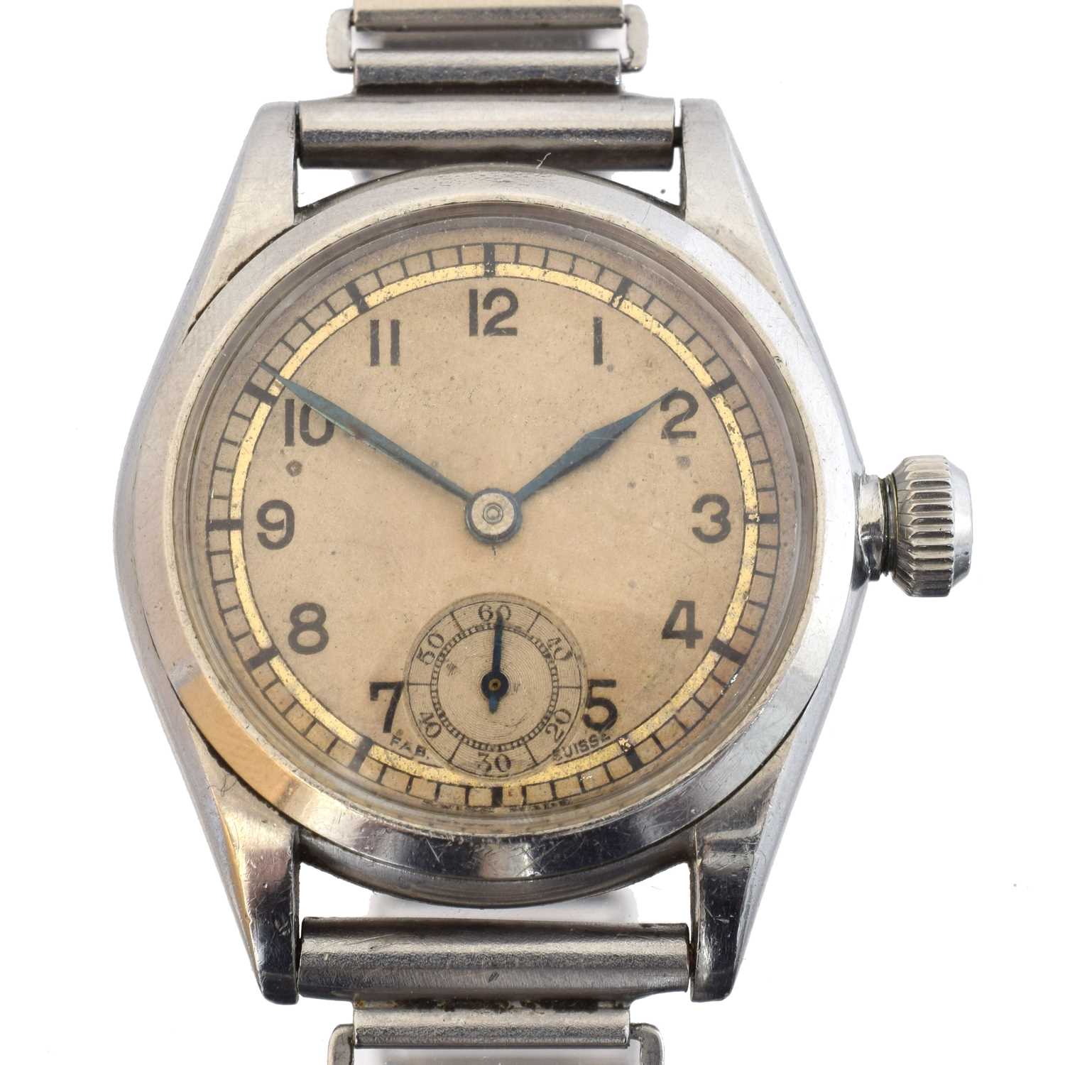 Lot 234 - A 1940s stainless steel Rolex Oyster Royal