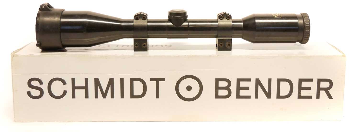 Lot 468 - Schmidt and Bender 6x42 telescopic sight,