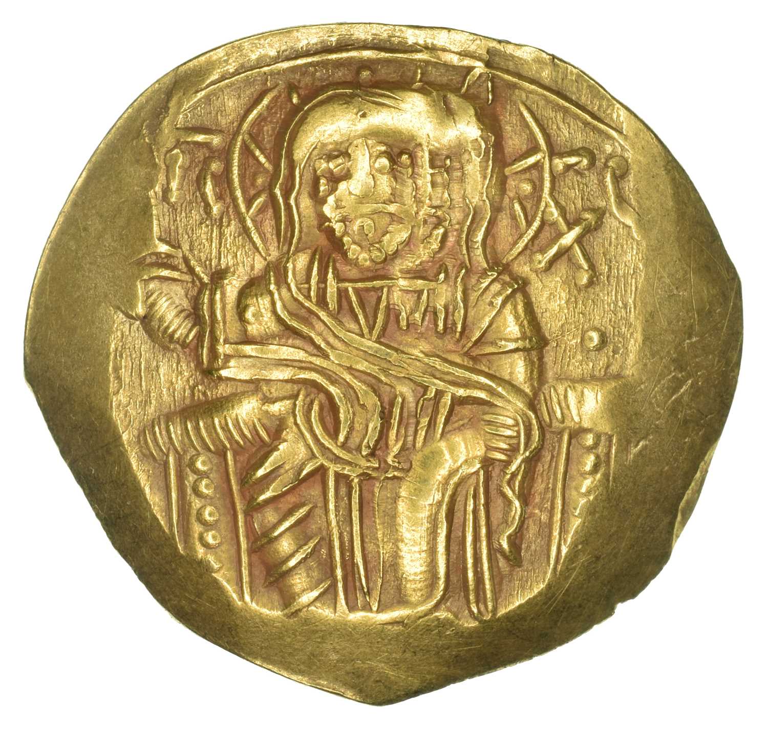 Lot 2 - Ancient Byzantine, John II, AV Gold Hyperpyron.