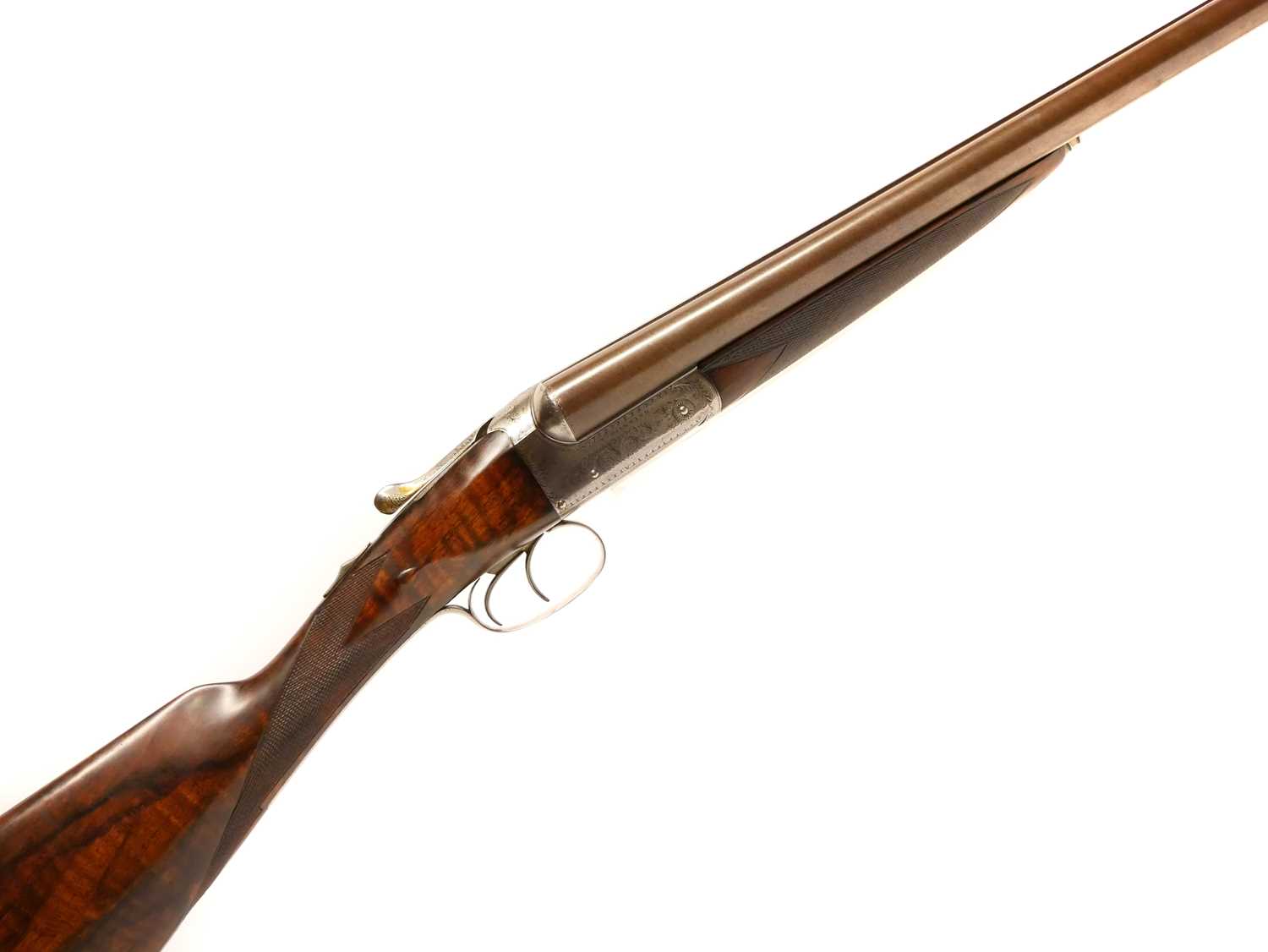 Lot 354 - T. Daintith 12 bore side by side shotgun,