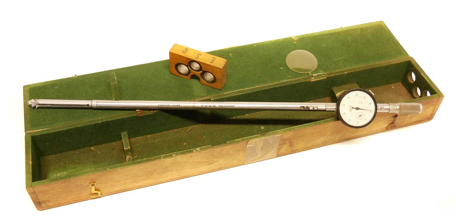 Lot 392 - Egerton Chubb shotgun bore gauge, with Baty