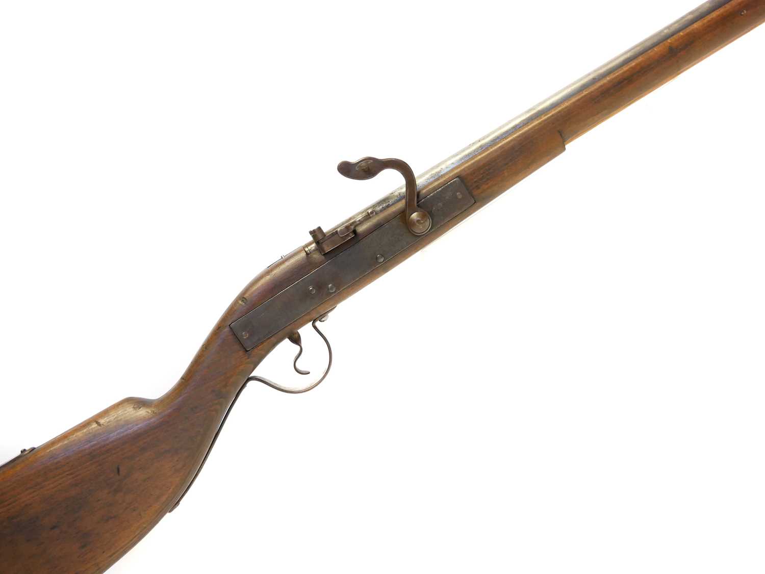 Lot 202 - 20 bore matchlock musket, made in the German
