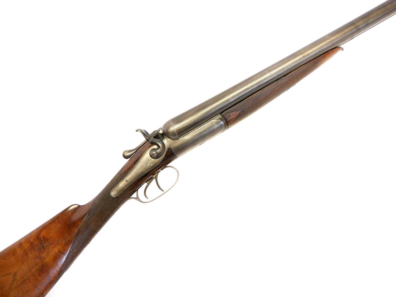 Lot 320 - Charles Osbourne 12 bore side by side hammer