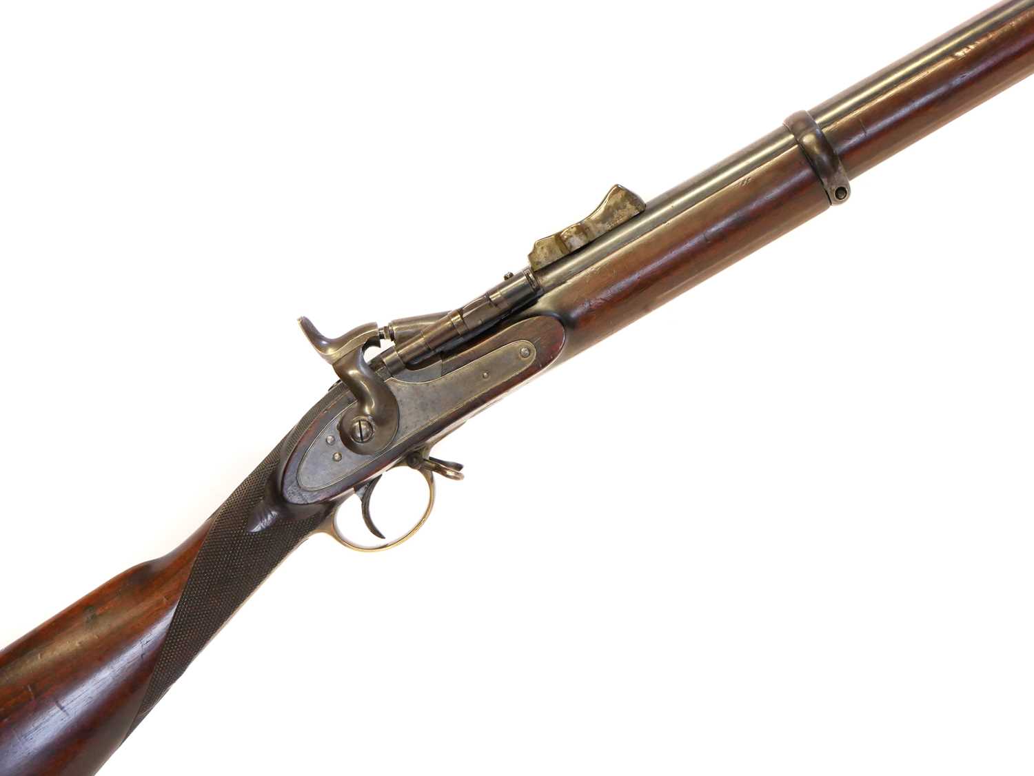 Lot 36 - Volunteer MkIII .577 Snider rifle said to