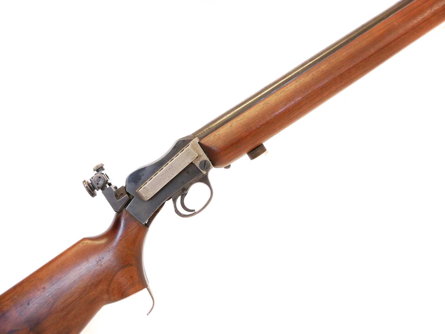 Lot 227 - BSA .22LR model 12/15 Martini action rifle,