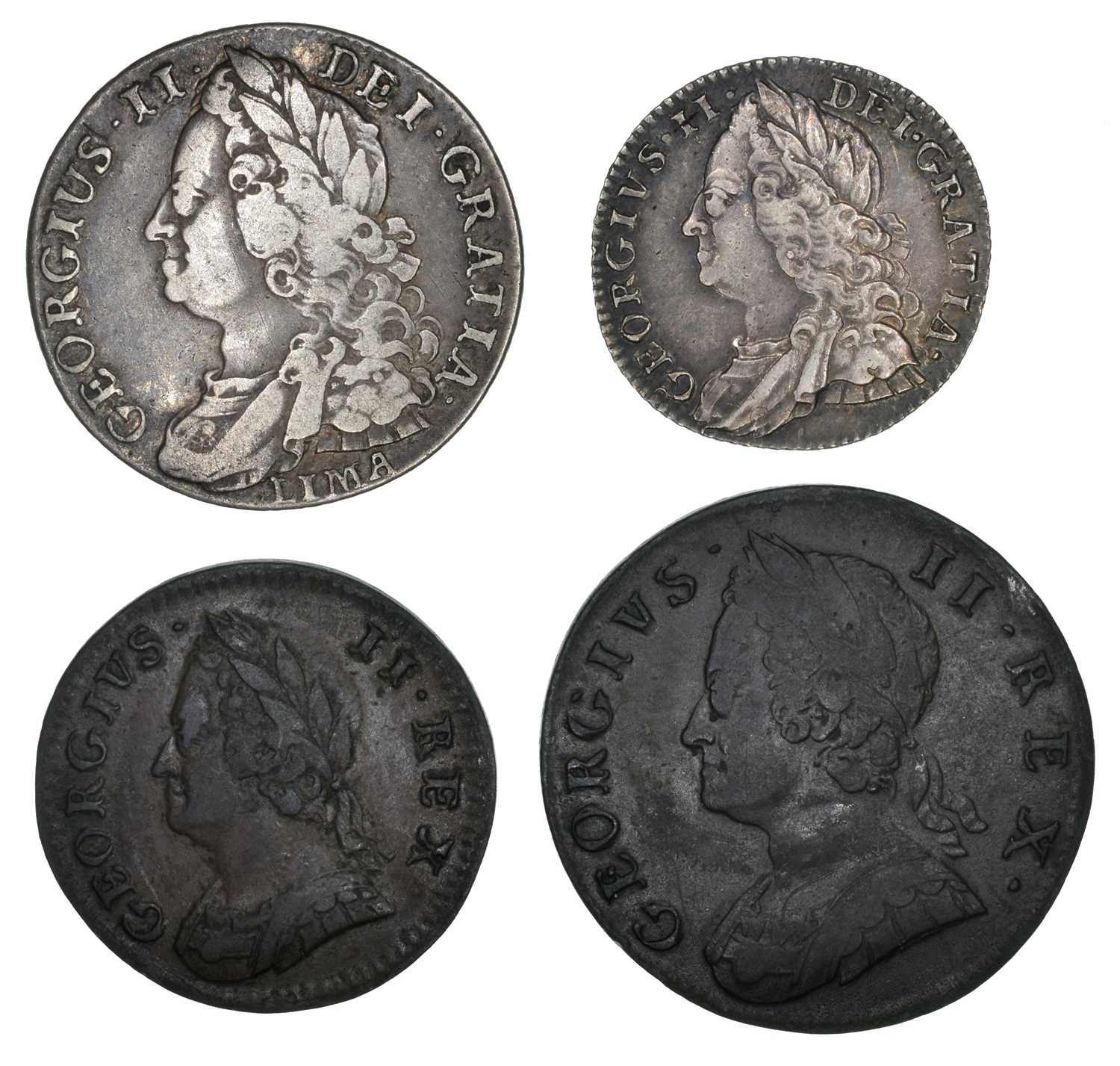 Lot 41 - A selection of ten British House of Hanover