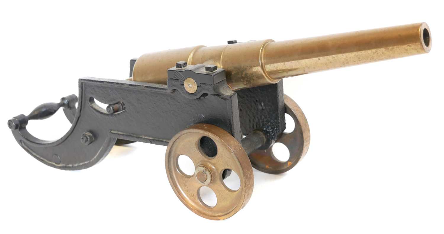 Lot 252 - 12 bore bronze signal cannon, 15inch bronze