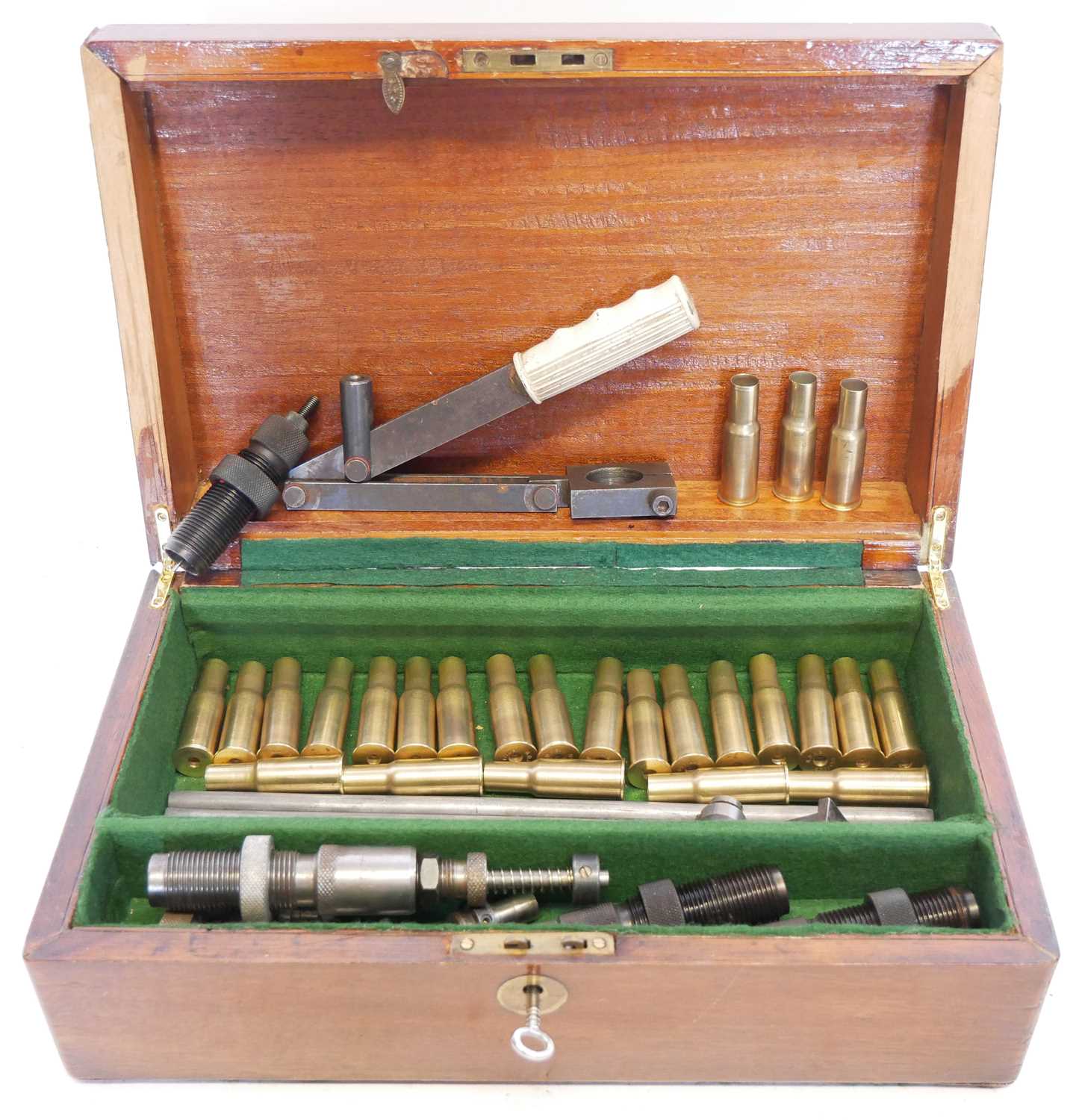 Lot 608 - Martini Henry reloading set, to include a