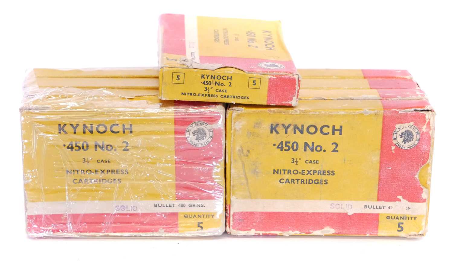 Lot 522 - Kynoch .450 No.2 3-1/2" ammunition, 43