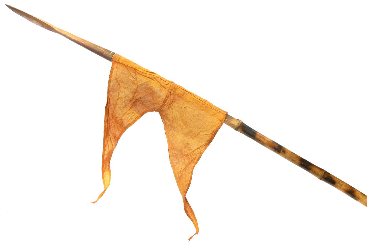 Indian lance, the steel points mounted on bamboo poles