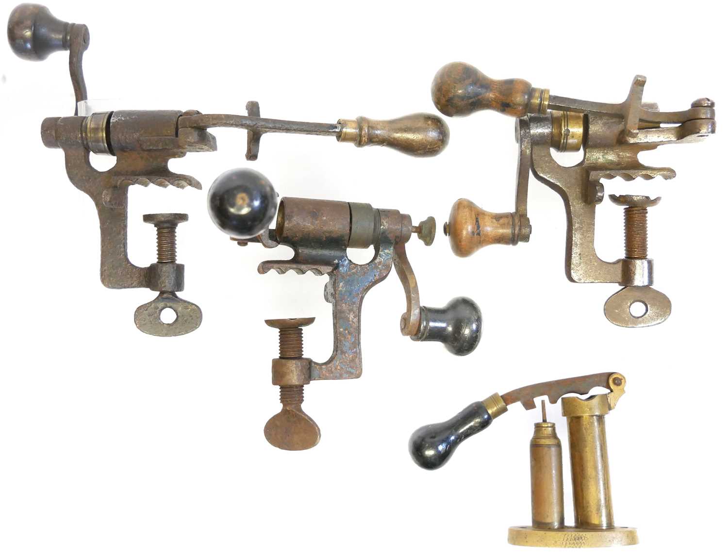 Lot 83 - Three shotgun roll turn over tools and a