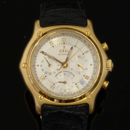 Lot 293 - An 18ct gold Ebel 'Le Modulor' automatic