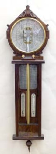 Lot 821 - Victorian oak cased Admiral Fitzroy's 'Royal