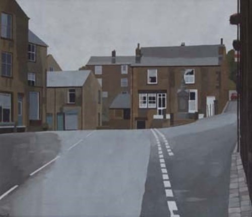 Lot 248 - Russell Howarth, Dobcross Square, oil on