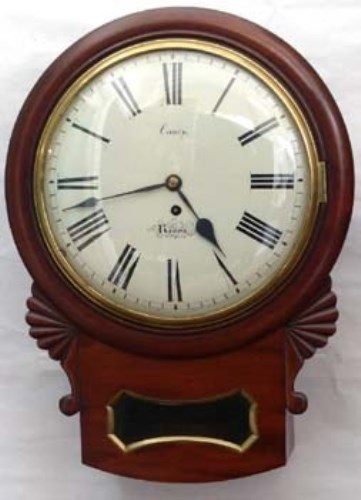 Lot 402 - Drop dial 'Caney' clock.