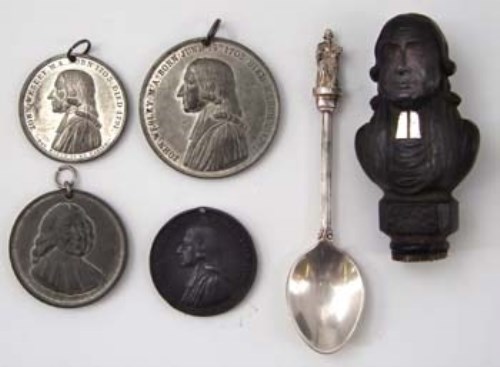 Lot 255 - Collection of Methodist commemorative items,