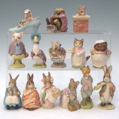 Lot 145 - Fourteen Beswick / Royal Albert figures.