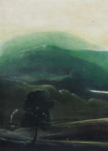 Lot 577 - Bob Littleford, Rural scene with figures,