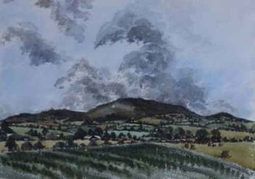 Lot 535 - Reginald Haggar, The Wrekin, watercolour.