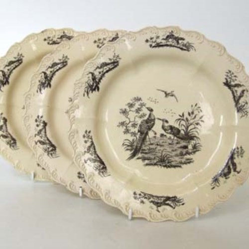 Lot 126 - Three Liverpool printed plates