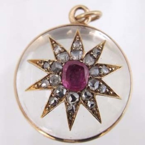 Lot 300 - Victortorian spherical locket, the