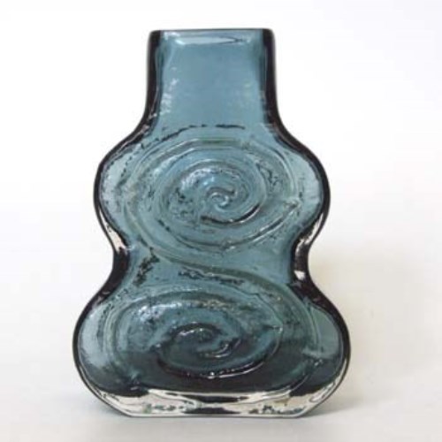Lot 454 - Whitefriars Indigo Cello vase