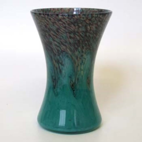 Lot 504 - Monart/vasart green glass vase.