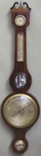 Lot 631 - Rosewood wall barometer